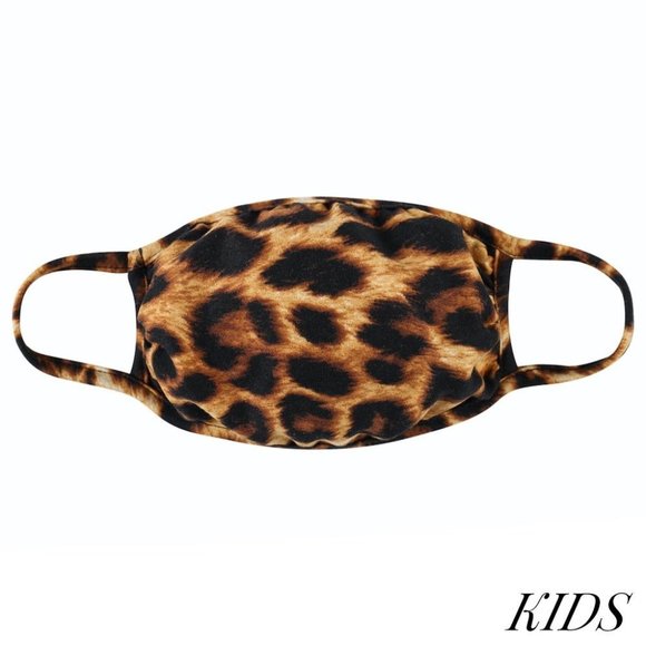 Accessories | Nwt Kids Leopard Face Mask Ships Immediately | Poshmark